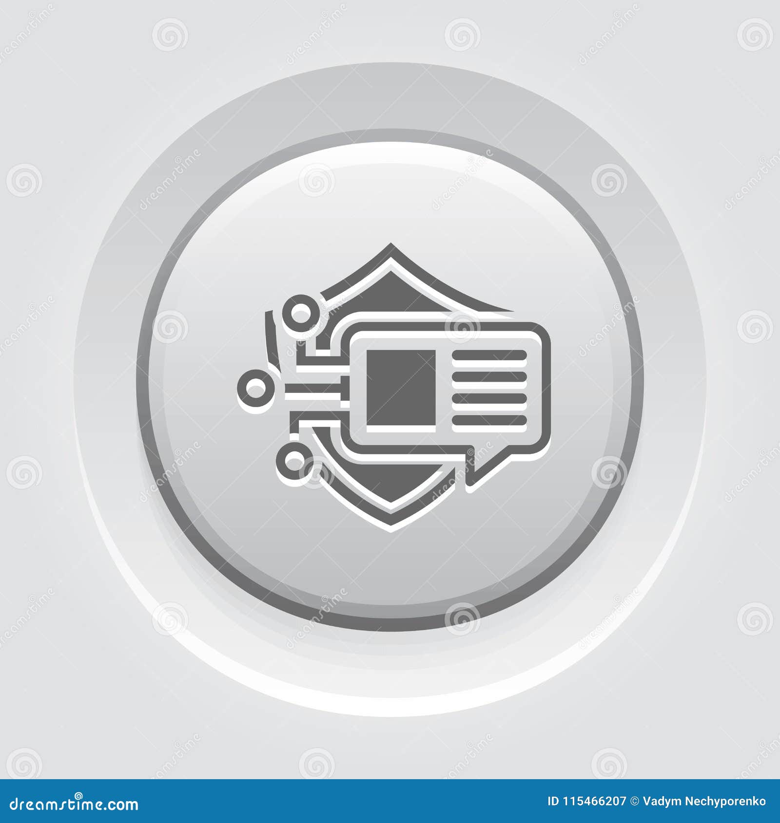 Encrypted Messaging Button Icon. Stock Vector - Illustration of ... Encrypted Messaging Button Icon. Stock Vector - Illustration of ...