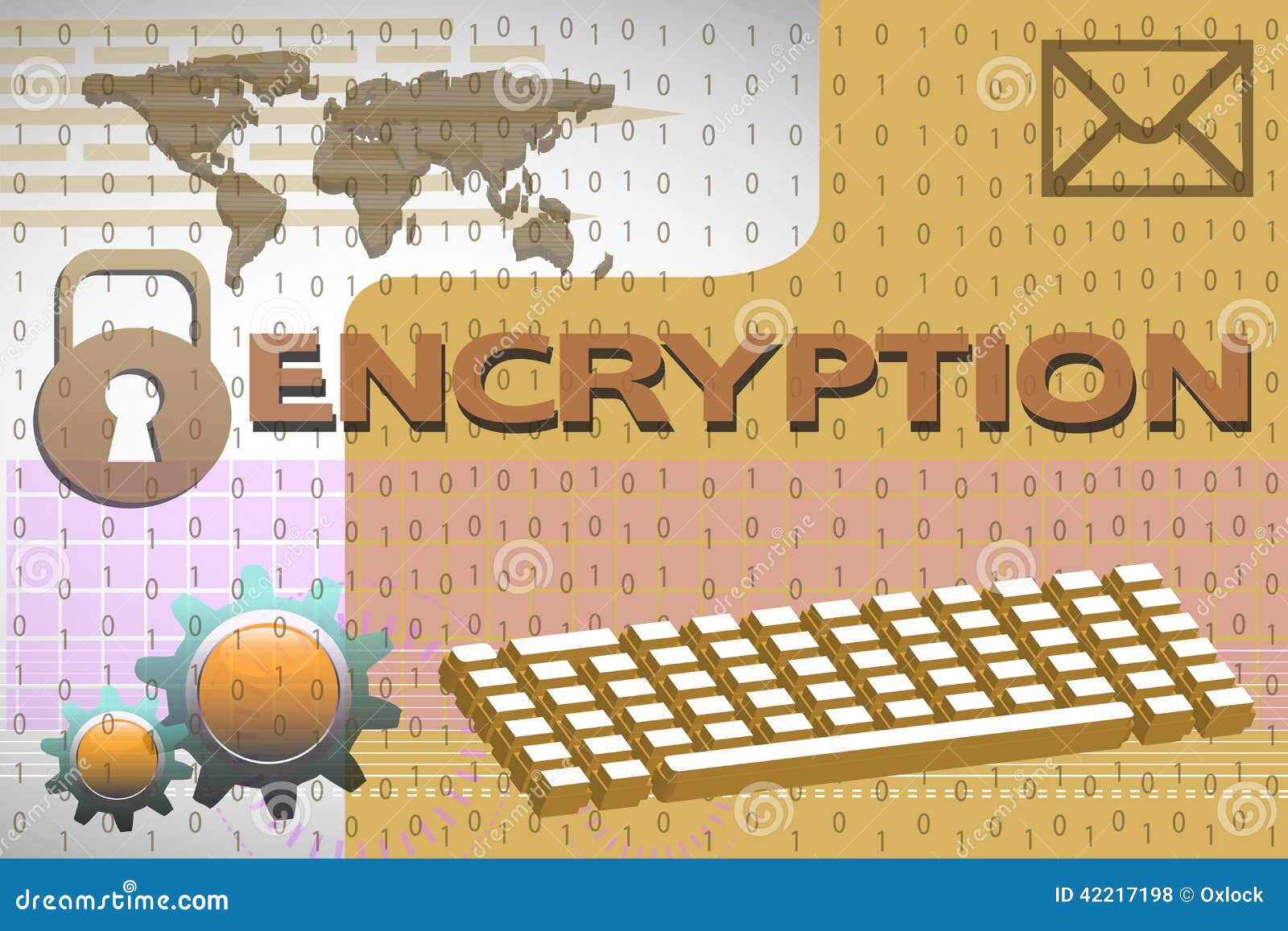 Encryption Theme Stock Illustrations – 310 Encryption Theme Stock ...