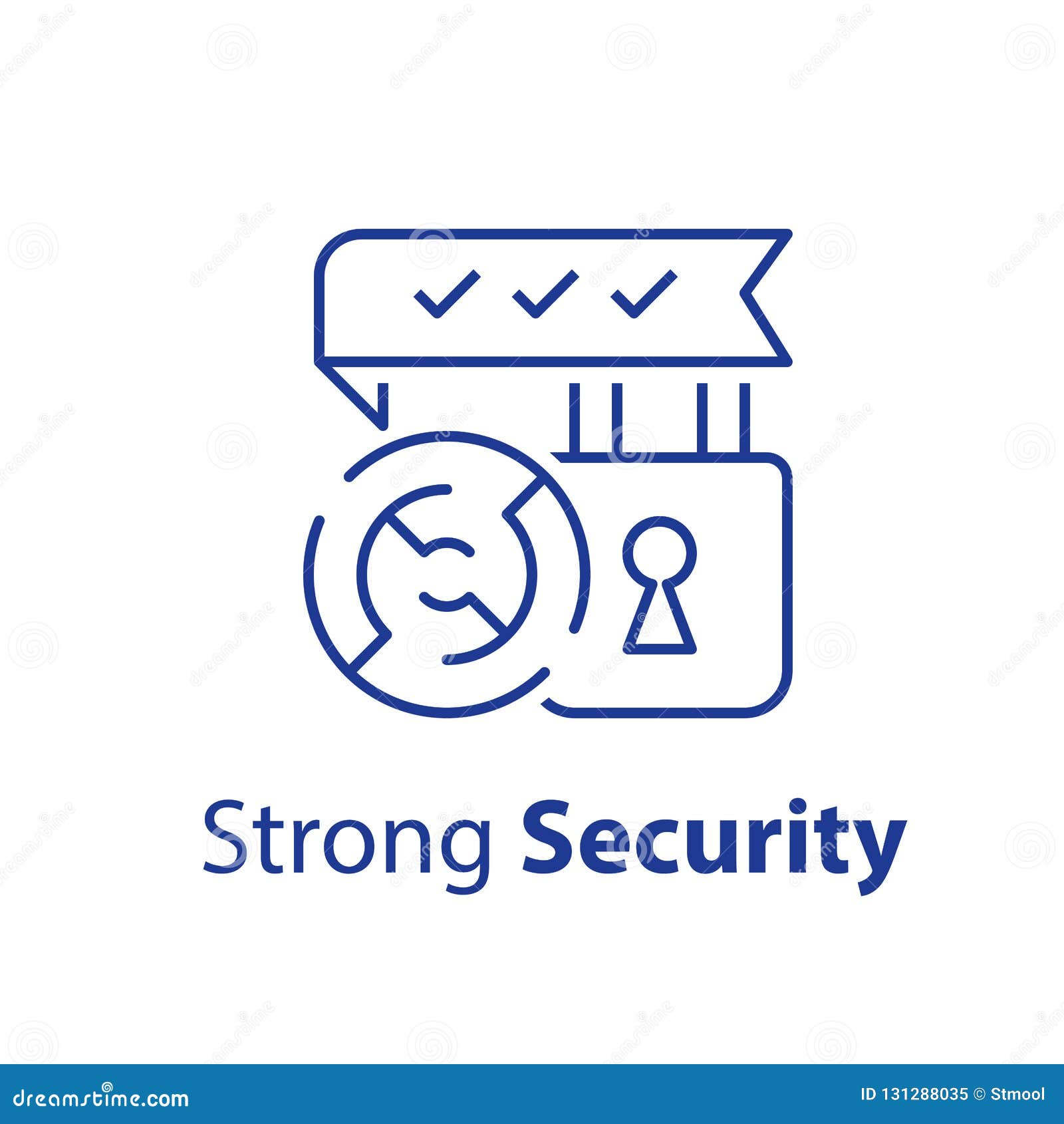 Encryption Concept, Strong Security, Padlock and Round Labyrinth ...