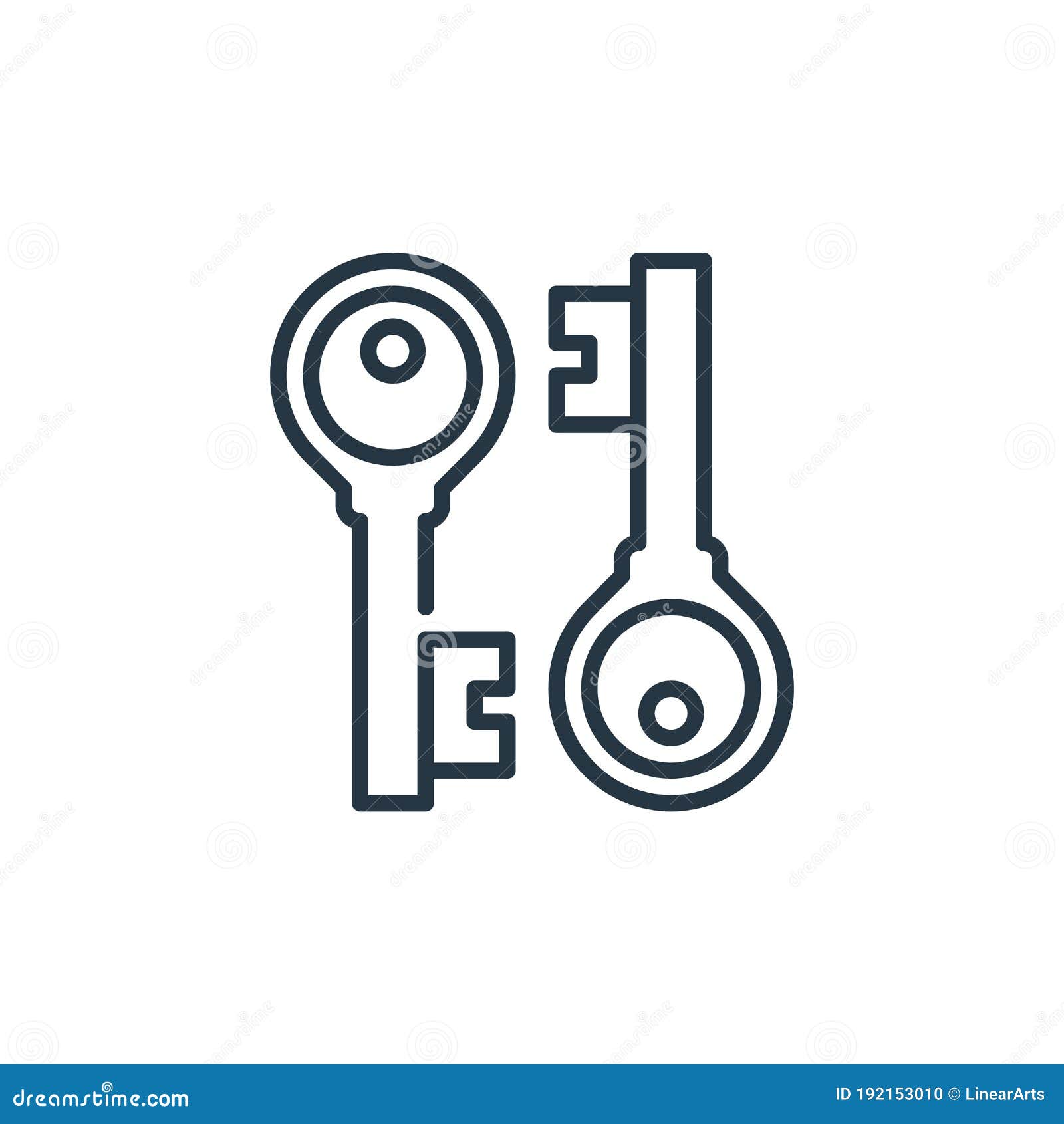 Encryption Icon Vector from Cyber Security Concept. Thin Line ...