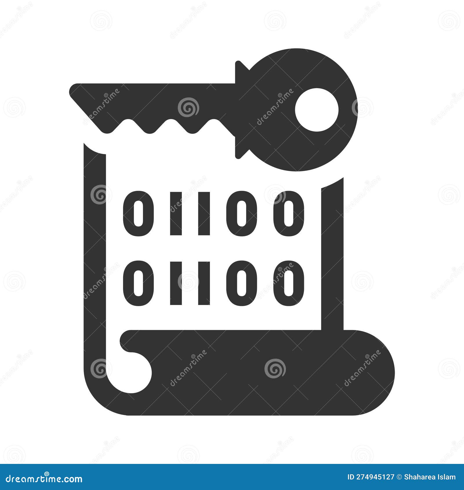 Encryption key icon stock vector. Illustration of password - 274945127