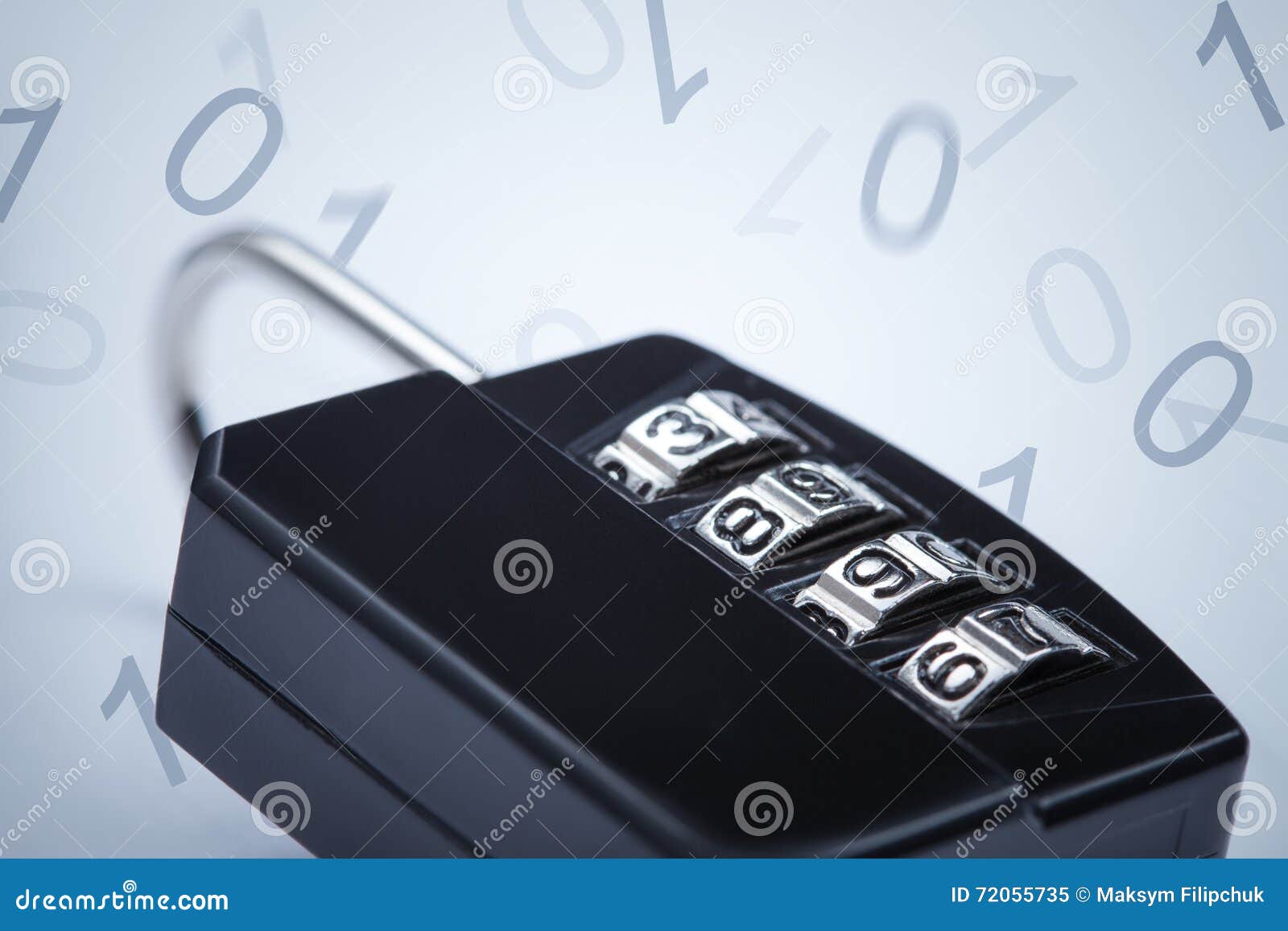 Encryption Password Concept Stock Image - Image of blue, graphic: 72055735