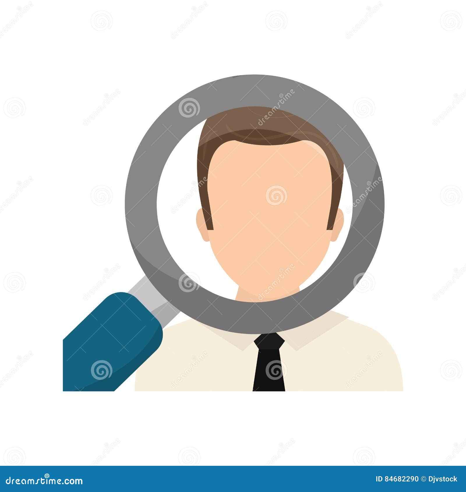 Encuentre Un Concepto De Trabajo Stock de ilustración - Ilustración de ...