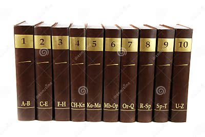 Encyclopedia stock photo. Image of book, directory, dark - 4573302