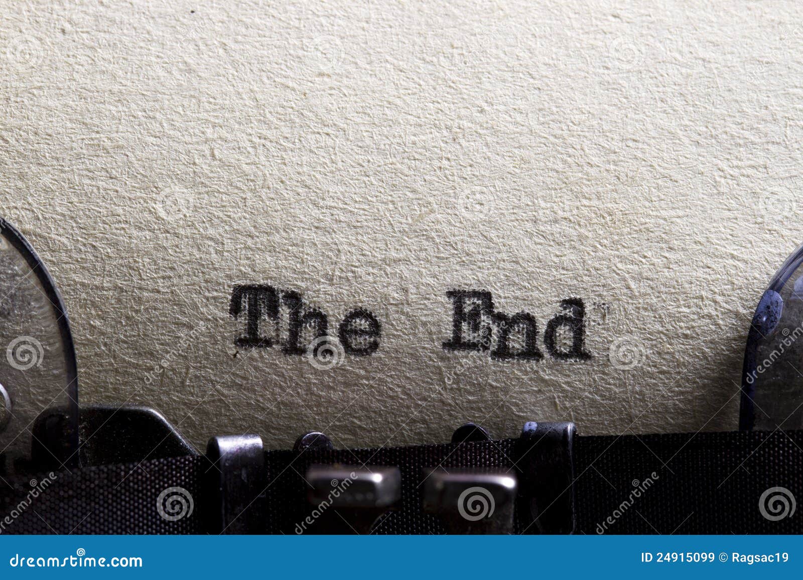 The end stock image. Image of retro, story, book, paperwork - 24915099