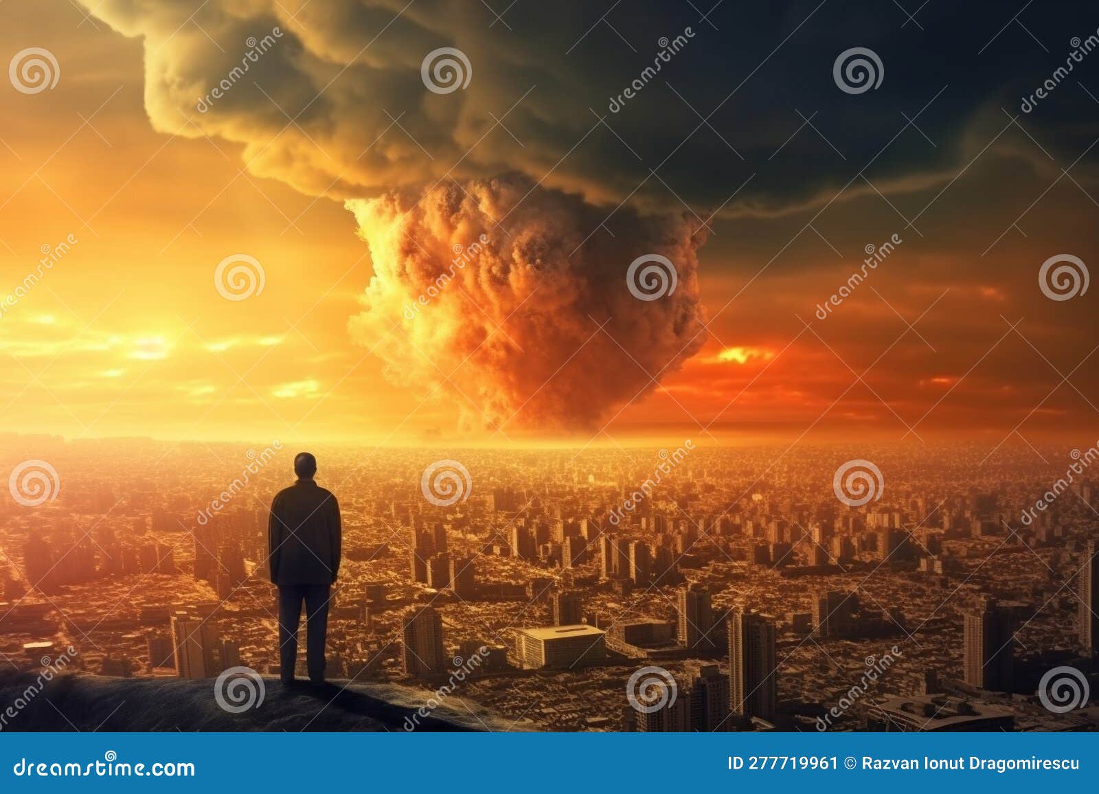 The End of All Things. Watching the Apocalypse Unfold Stock ...