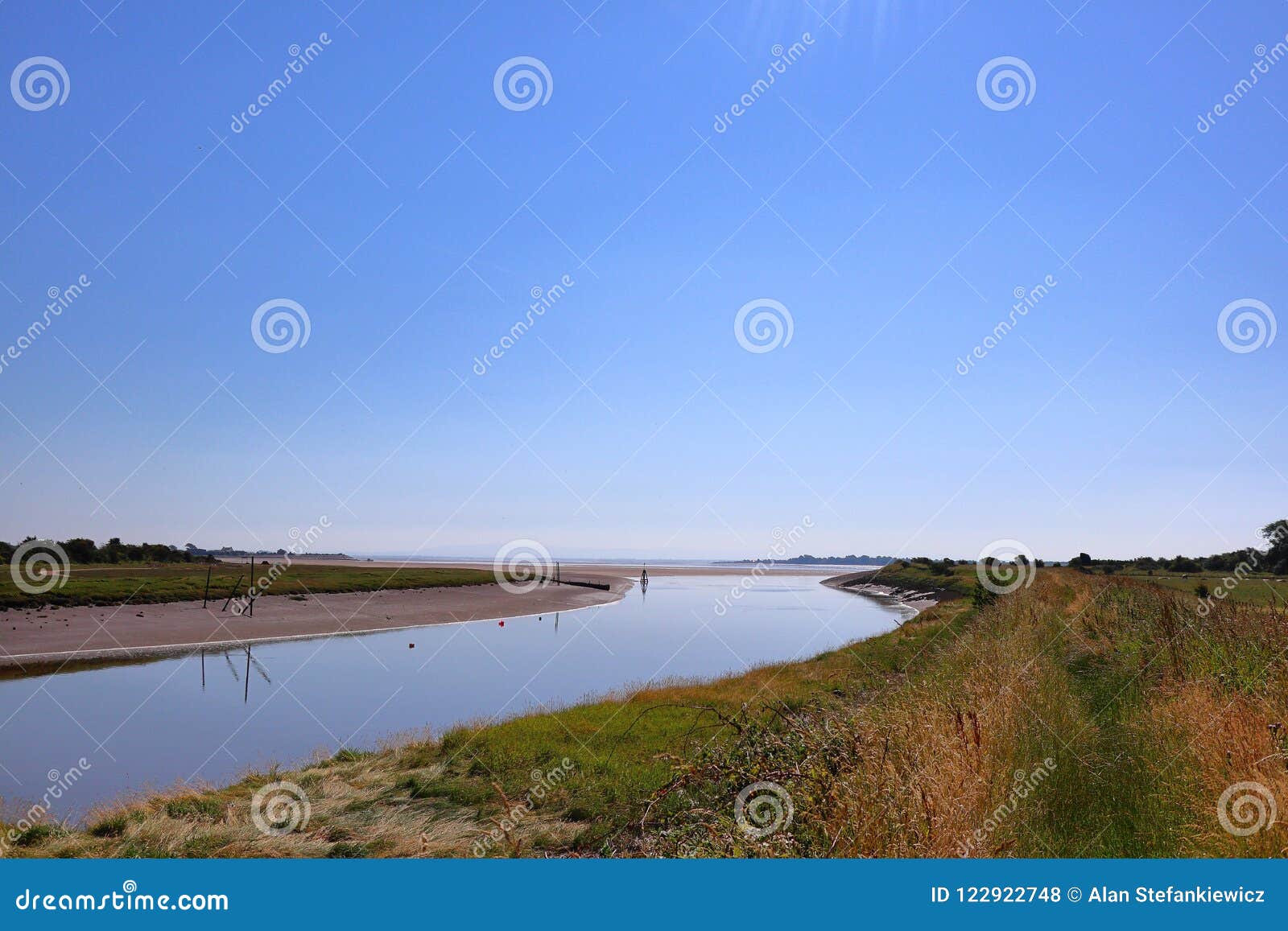 End of the Annan river stock photo. Image of church - 122922748
