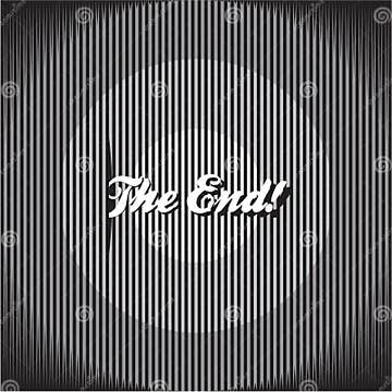 The End background stock vector. Illustration of background - 30456480