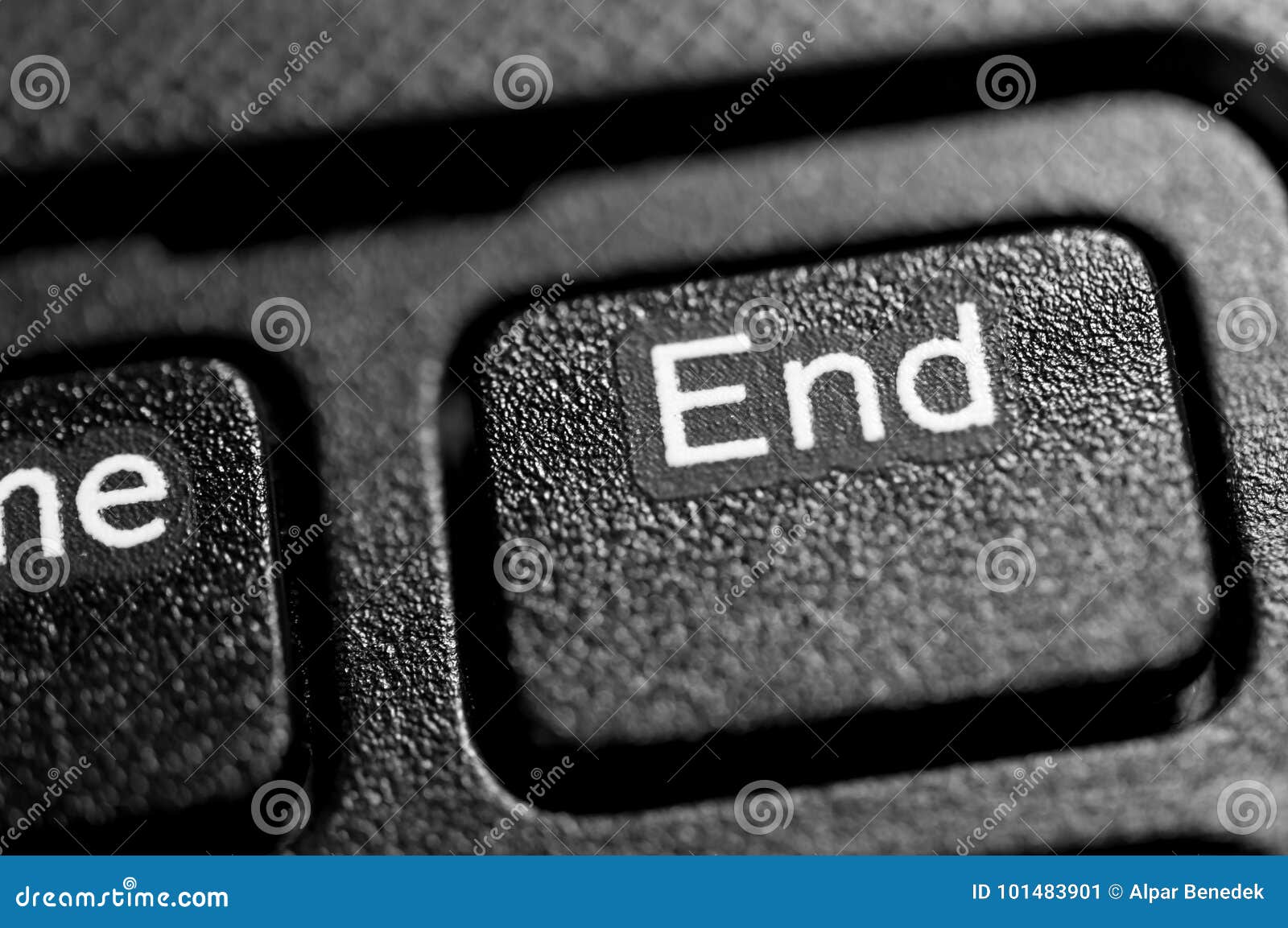End button. stock image. Image of business, delete, internet - 101483901