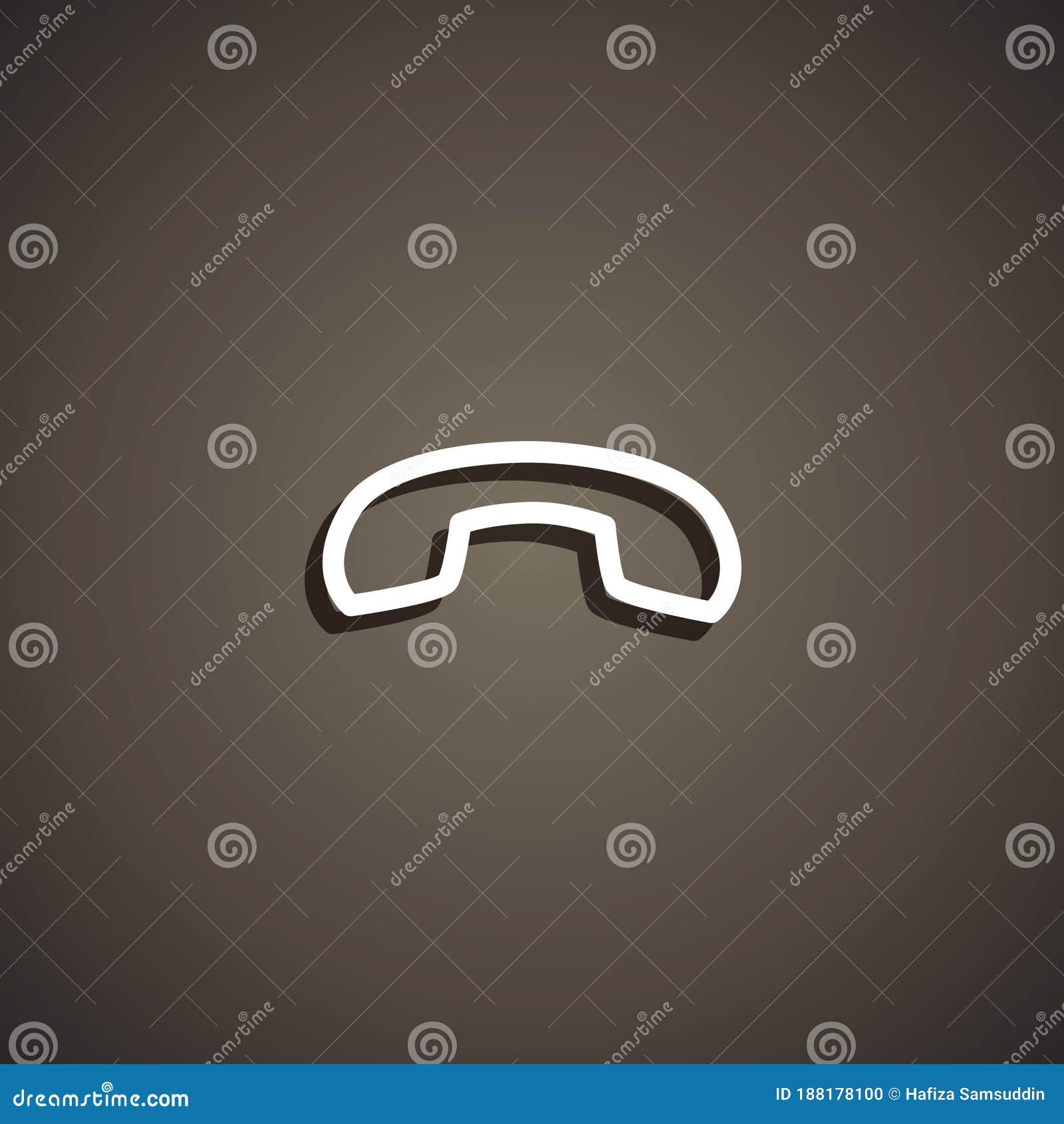 End Call Icon. Vector Illustration Decorative Design Stock Vector ...