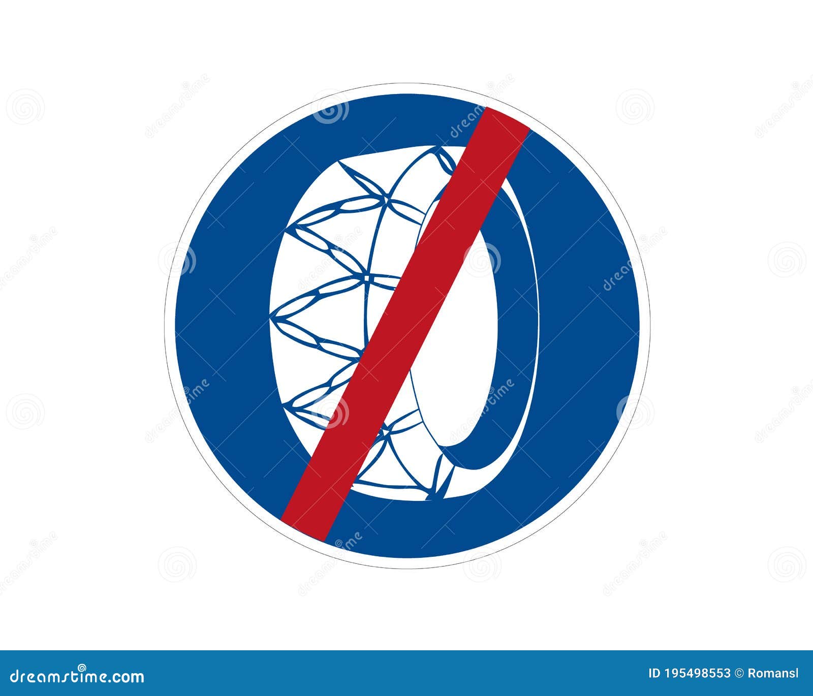 Command Road Sign. Minimum Speed Limit. Vector Traffic Sign ...