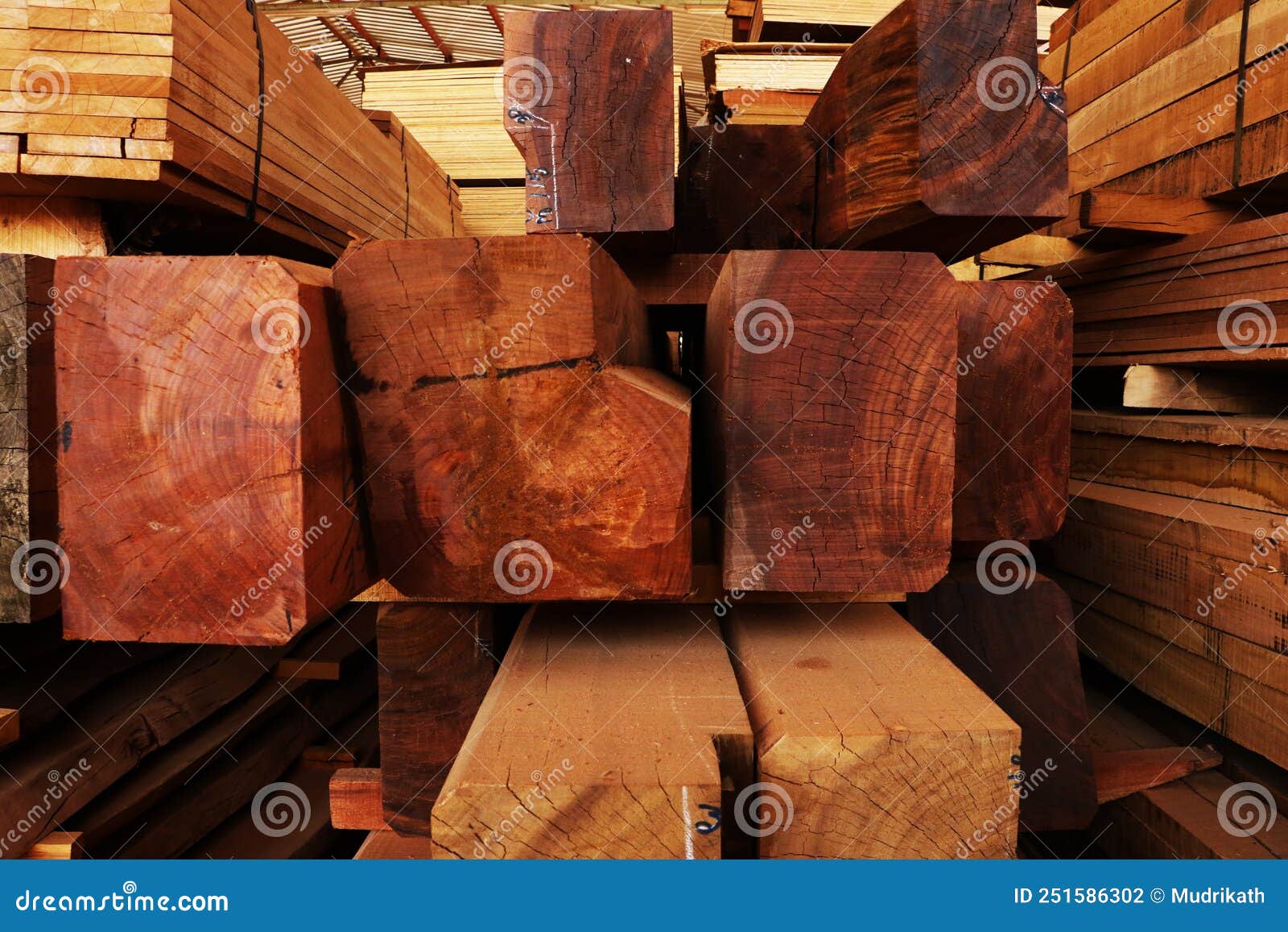 End Corner of Wooden Material Stock Photo - Image of material, corner ...