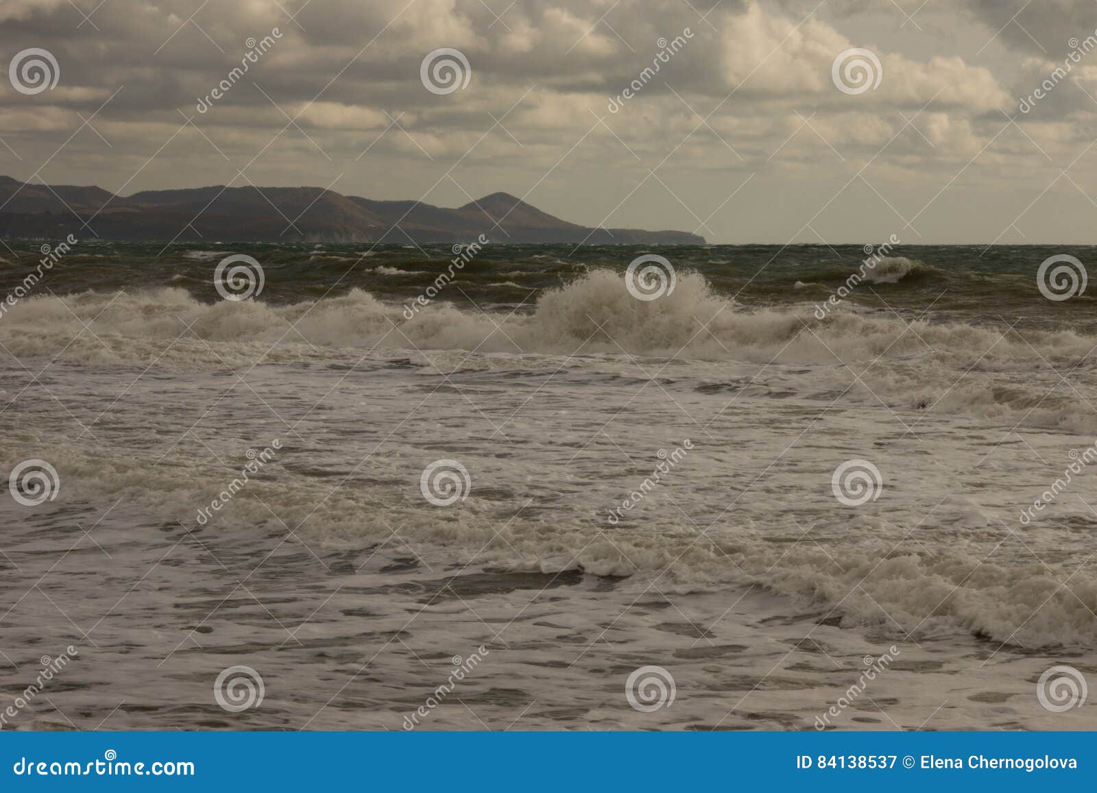 End of gale. stock image. Image of water, gale, wave - 84138537