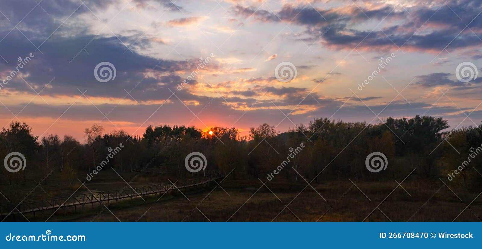 Beggining of blue hour stock photo. Image of sunrise - 266708470