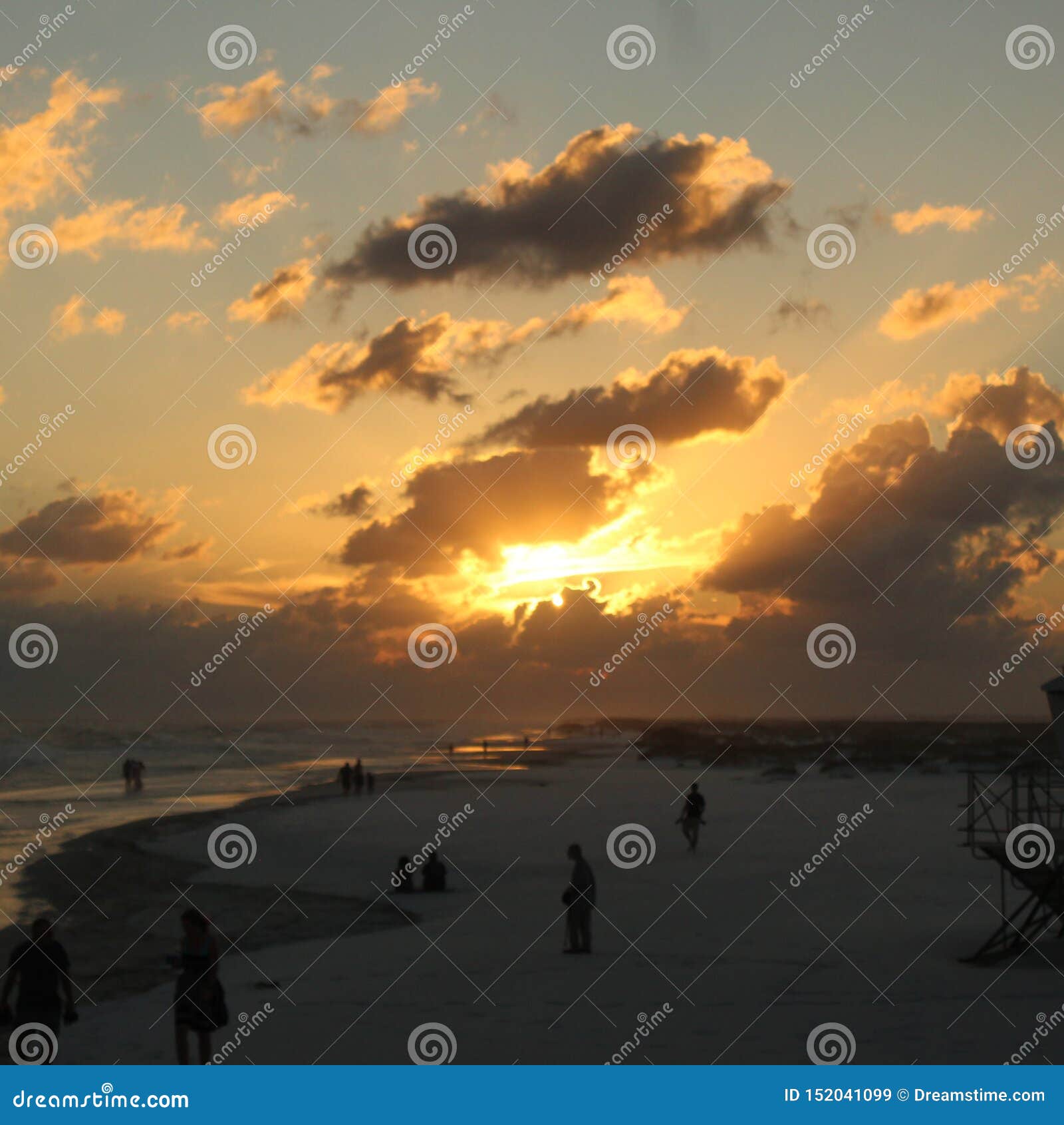 End of a Great Day Sunset Beach Stock Image - Image of sunset, great ...