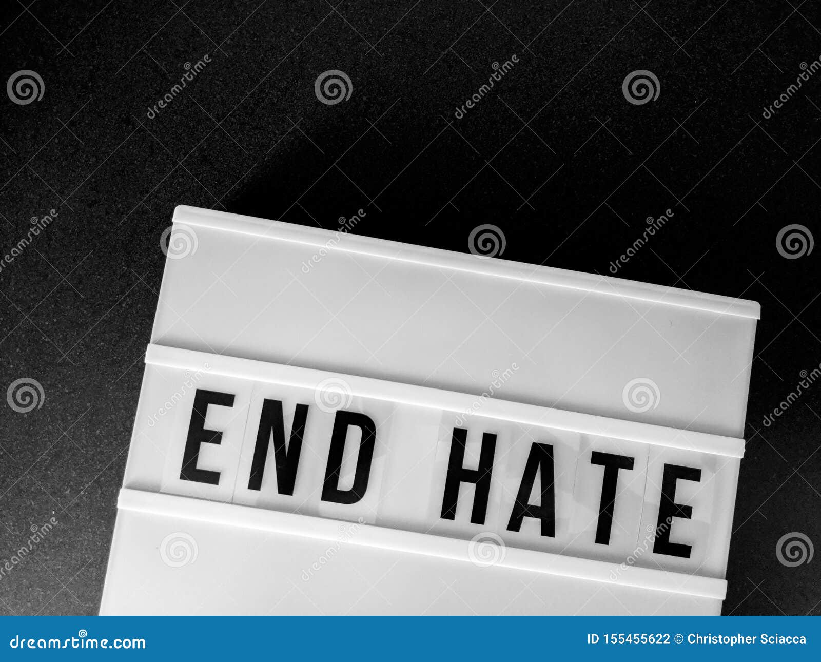 End Hate before it`s Too Late Stock Photo - Image of sign, message ...