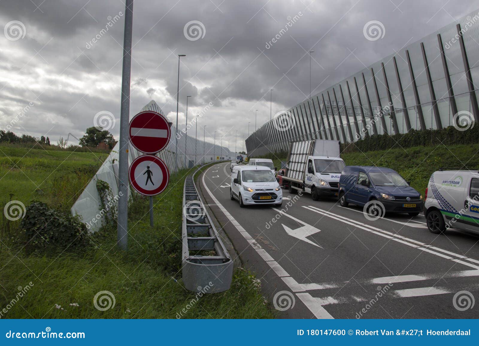 End A10 Highway at Amsterdam the Netherlands 2019 Editorial Image ...
