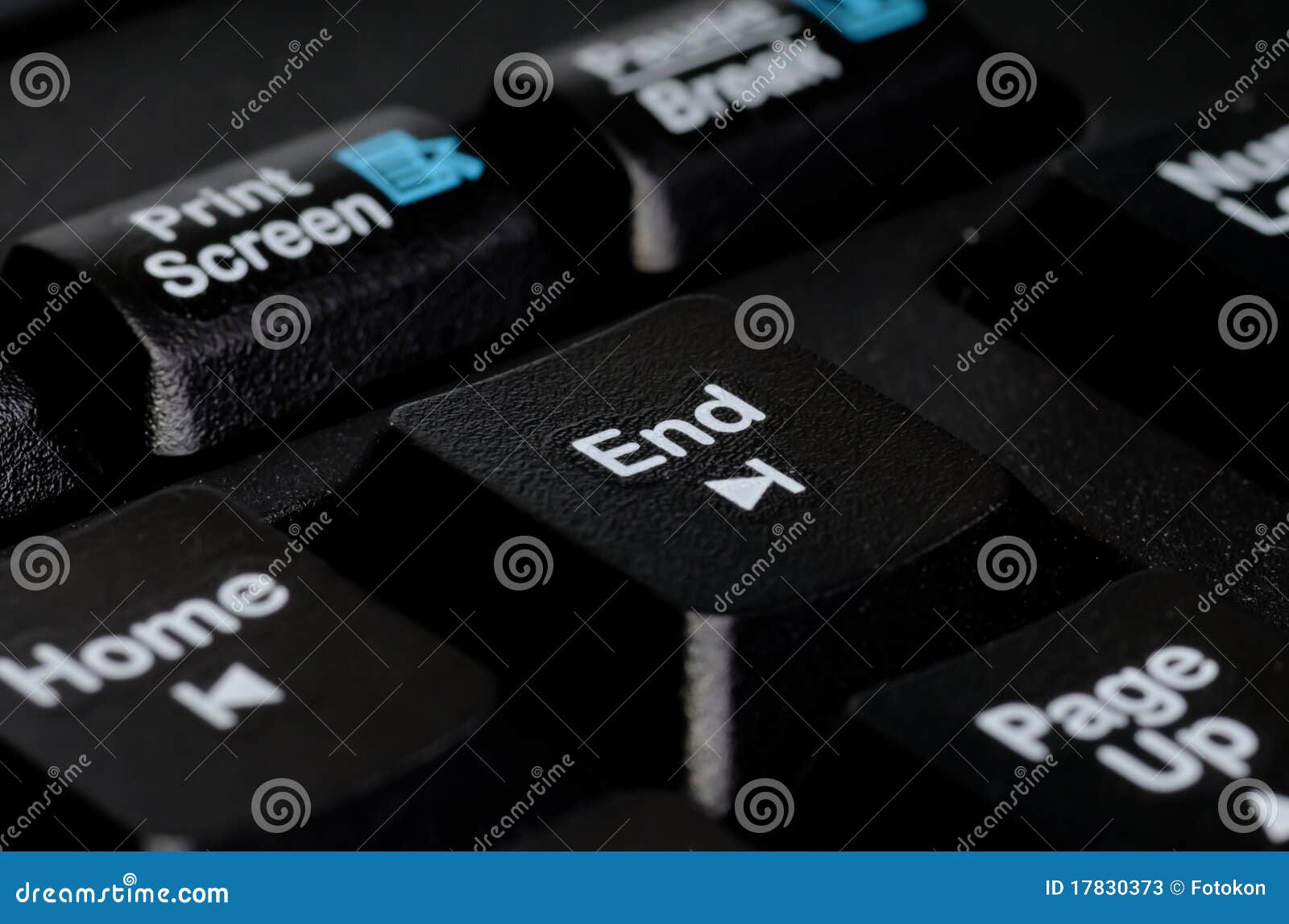 End key stock image. Image of keys, close, page, computer - 17830373