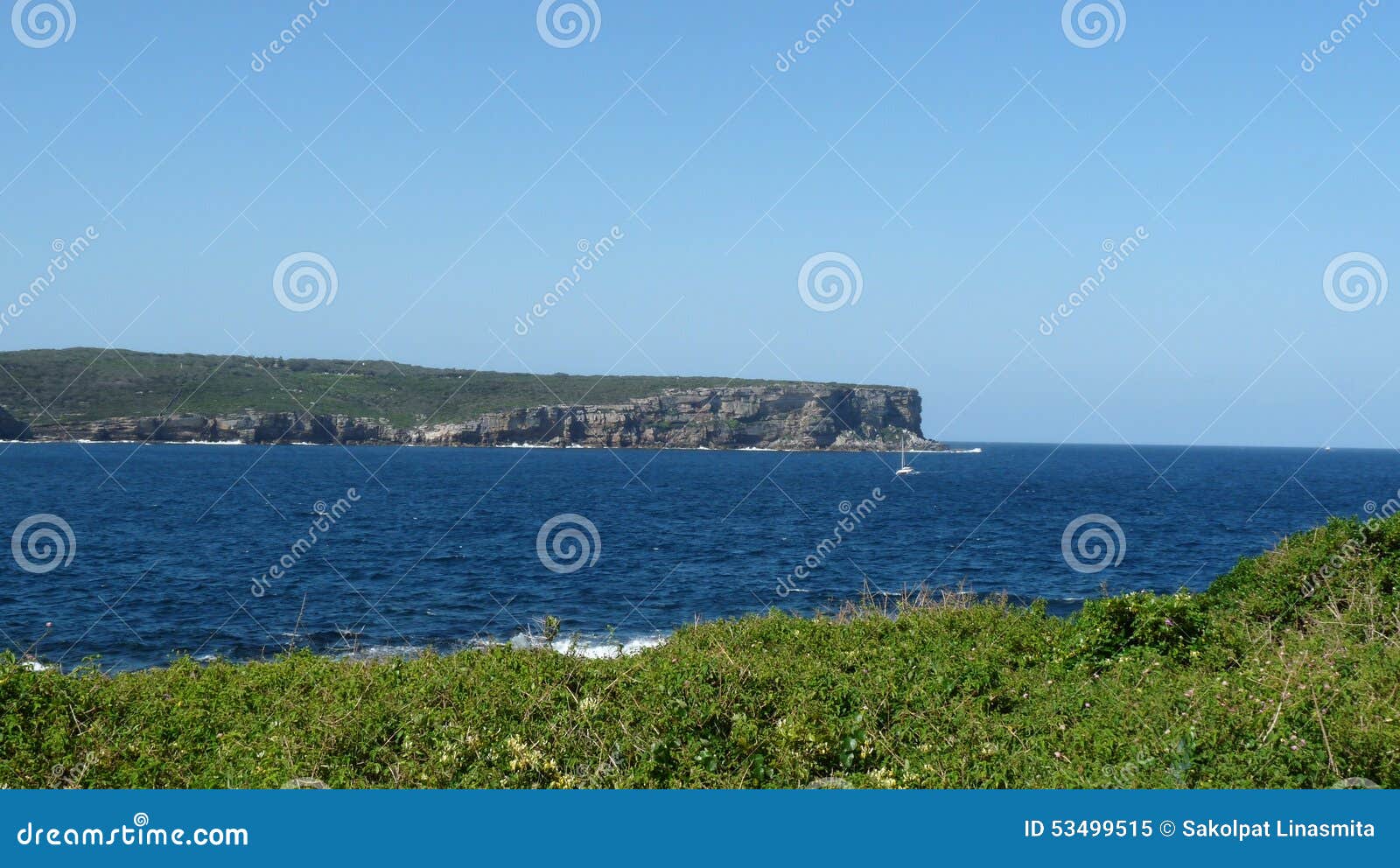 End of Land stock image. Image of inlet, cape, horizon - 53499515