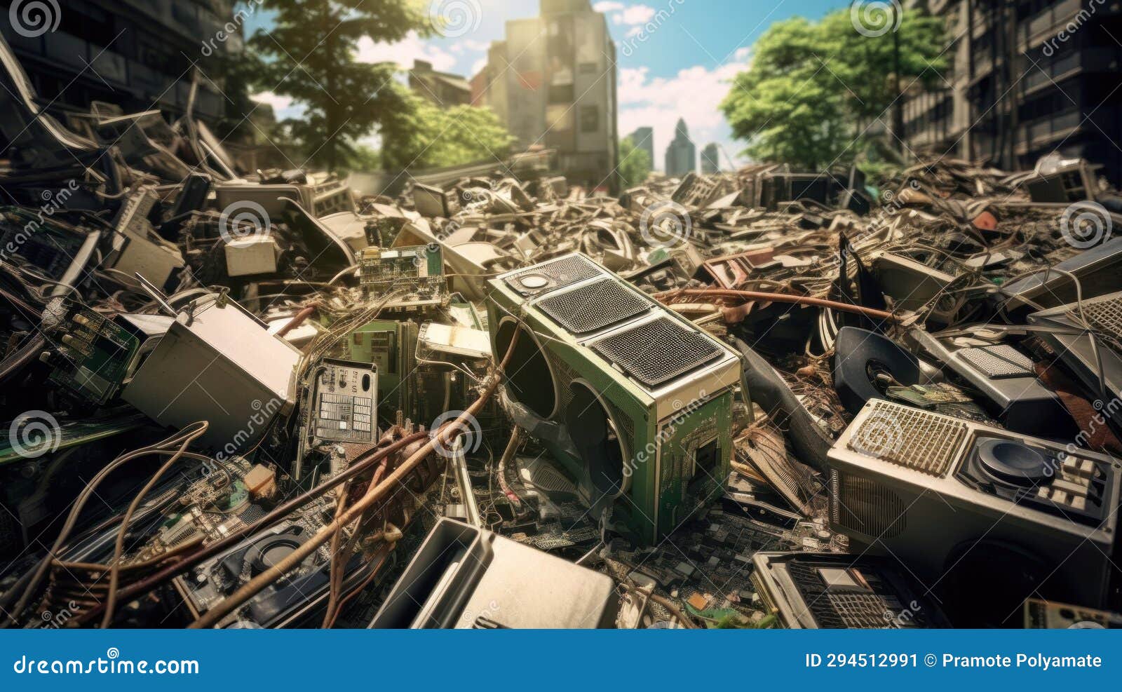 End of Life Renewable Energy Hardware, Recycle Mass Production Computer ...