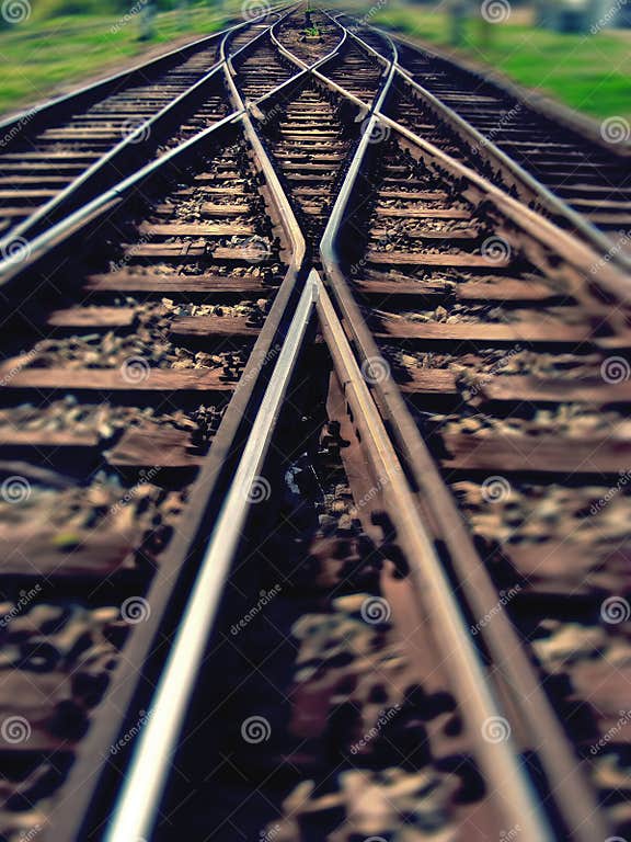 The end of the line stock photo. Image of motion, perspective - 13473432