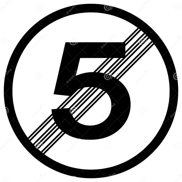 End Maximum Speed Limit Sign,Vector Illustration, Isolate on White ...