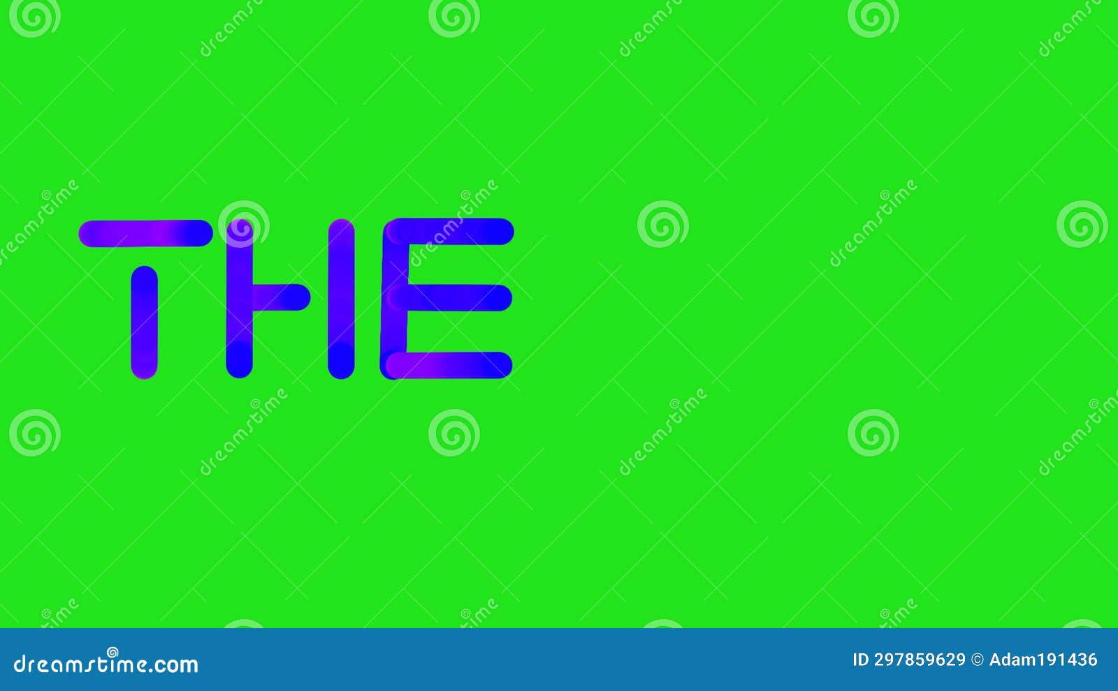 The End: Minimalistic Graphic Design, Green Screen Stock Video - Video ...