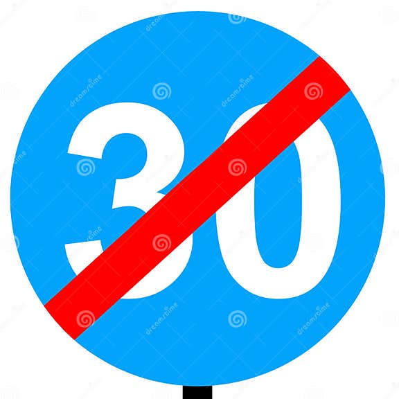 End of Minimum Speed Limit Traffic Sign Stock Illustration ...