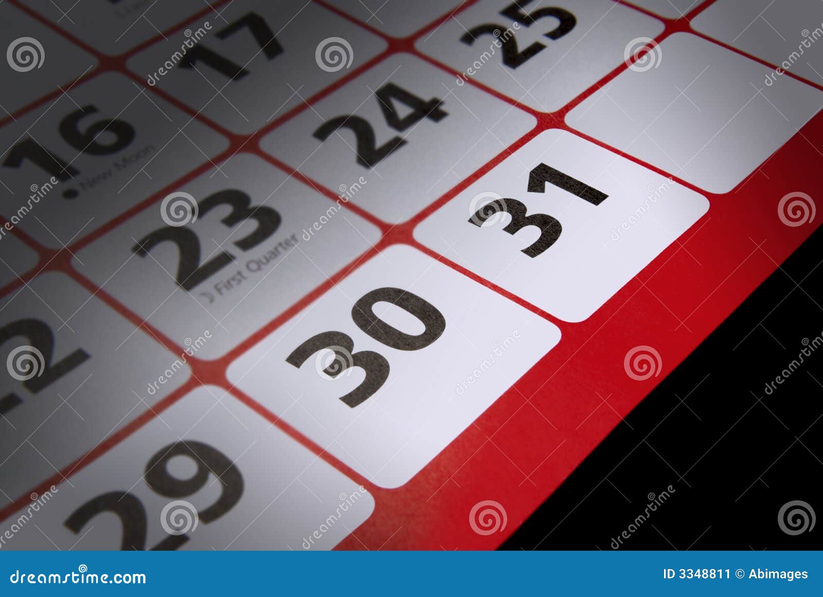 End of month deadline stock image. Image of thirtyfirst - 3348811