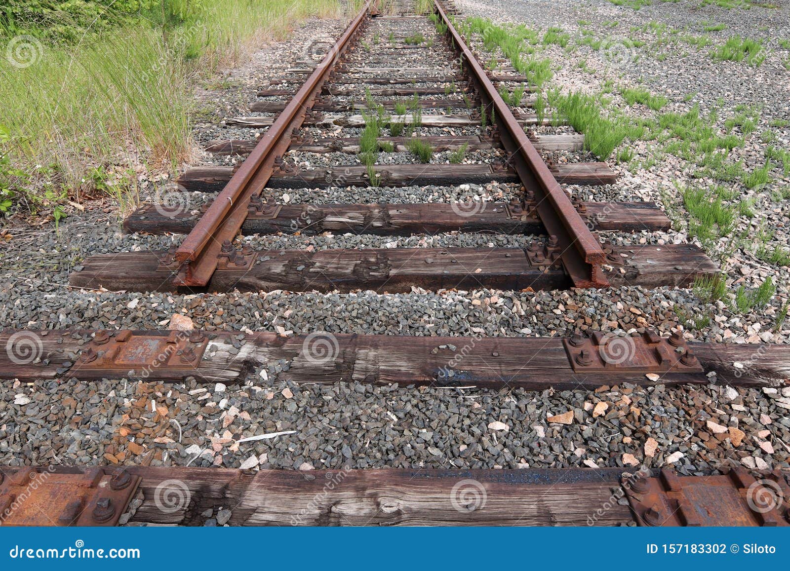 End of the Old Railway Line Stock Photo - Image of distance, nonplus ...