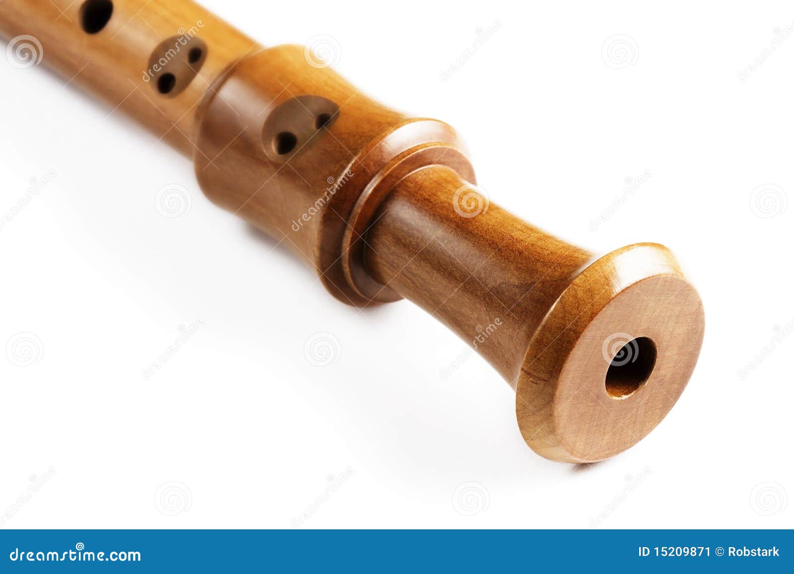 End Part of an Treble Flute Stock Image - Image of musician, holes ...