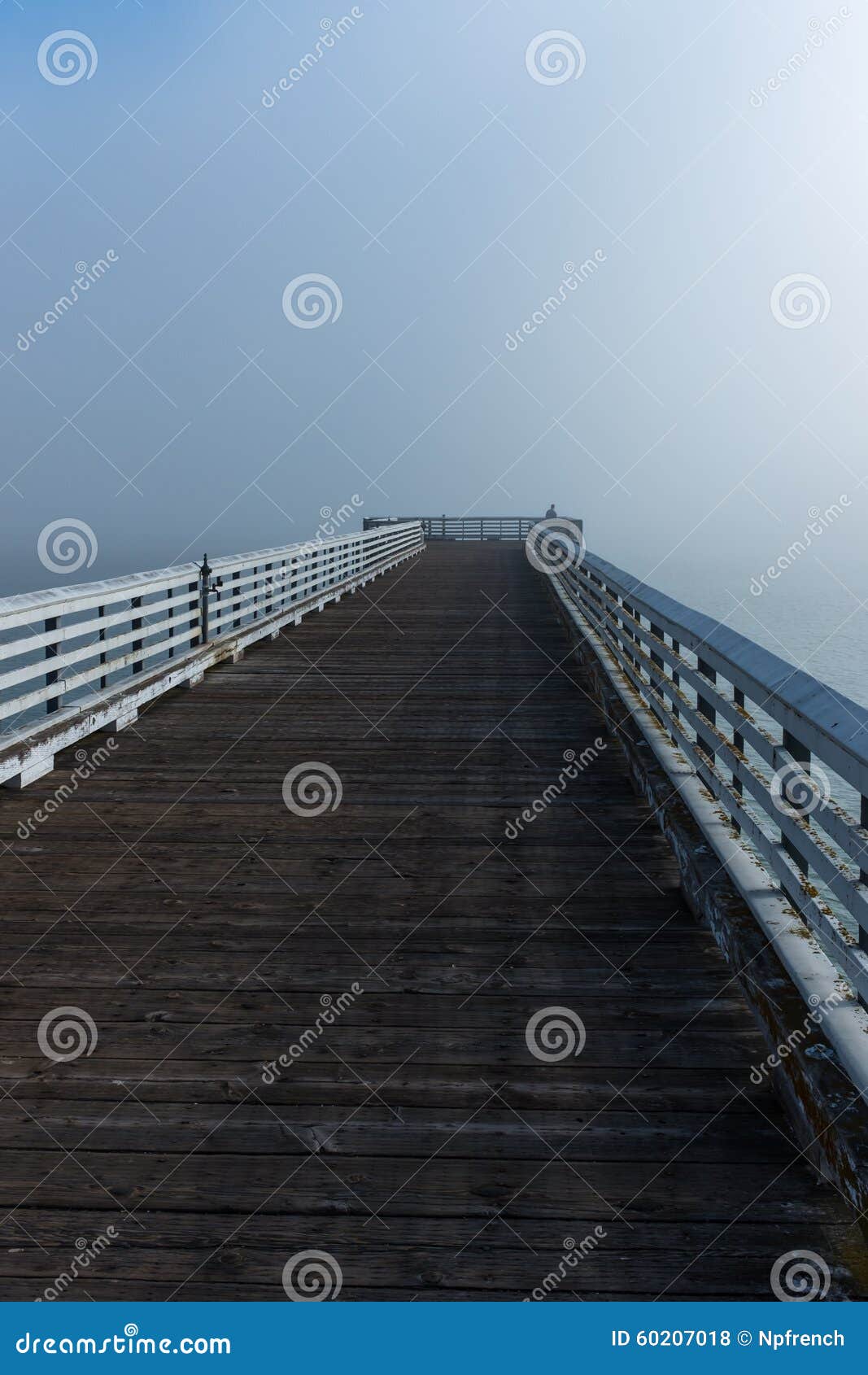End of the Pier stock photo. Image of subdued, reflective - 60207018