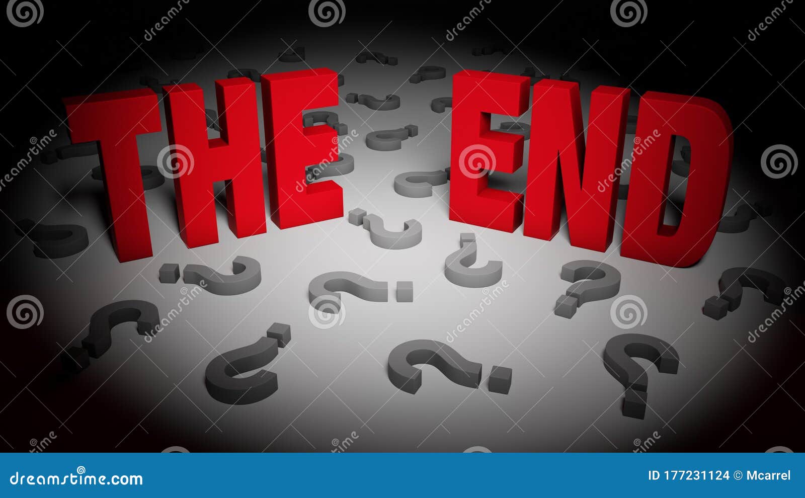 Is this the End Questions stock illustration. Illustration of close ...