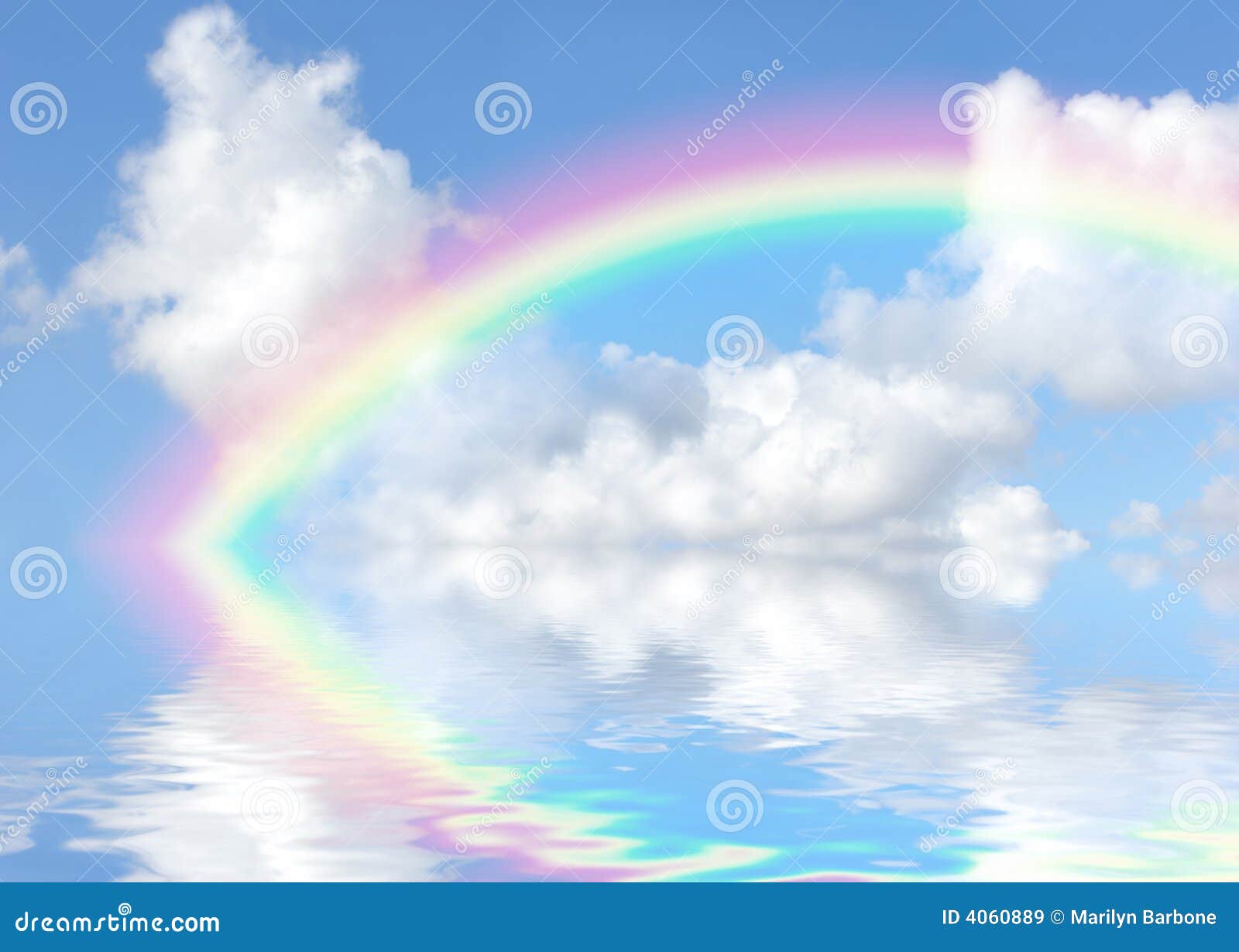 The End of the Rainbow stock illustration. Illustration of backgrounds ...