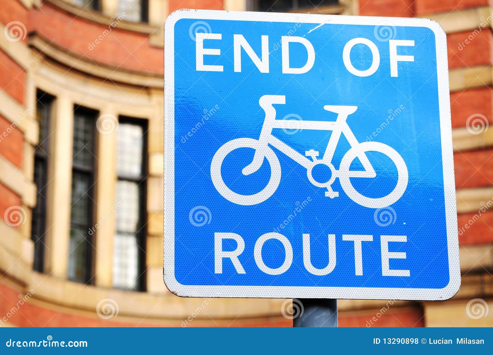 End of route stock photo. Image of dangerous, bicycle - 13290898