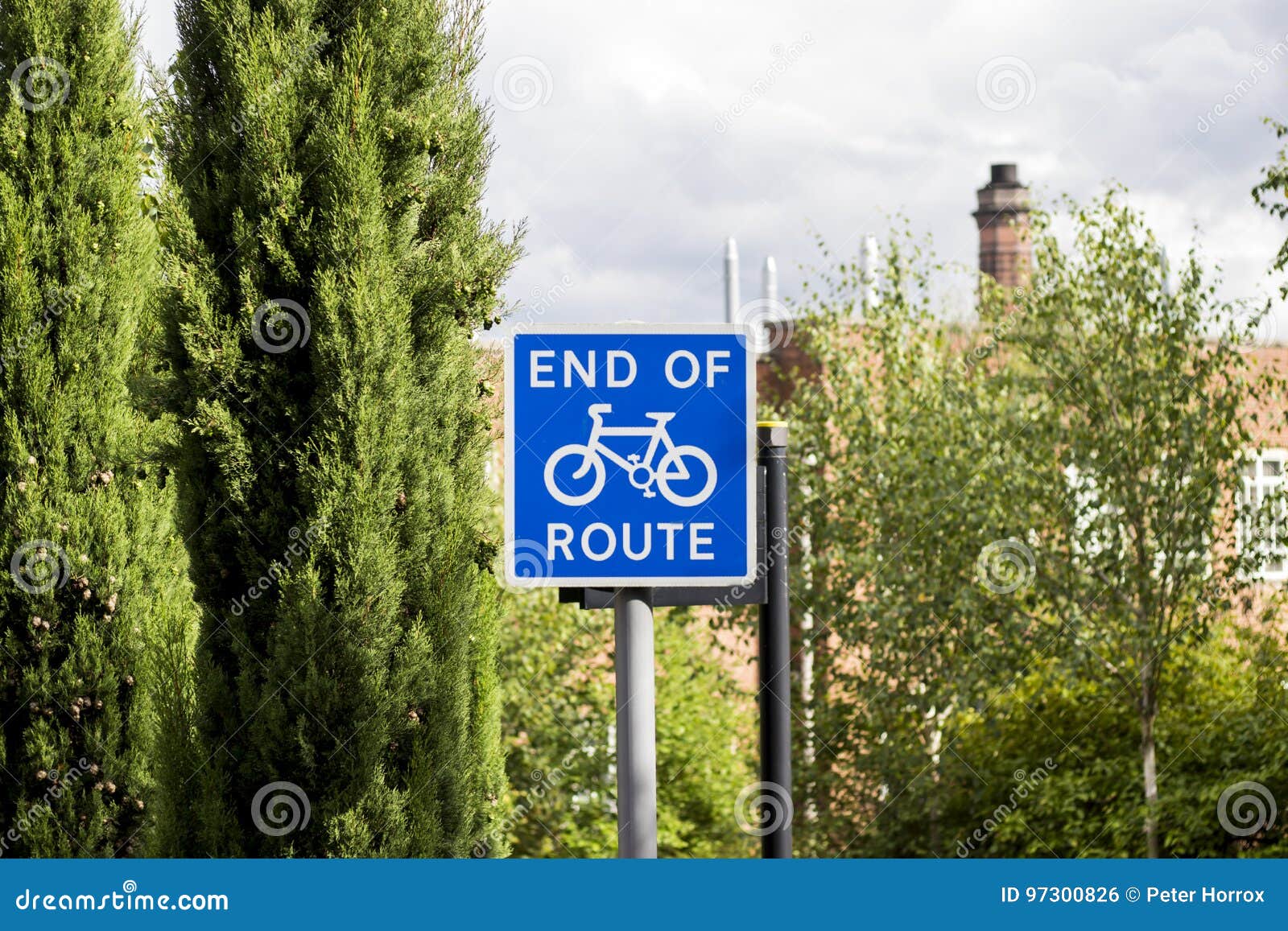 End of route stock photo. Image of street, path, travel - 97300826