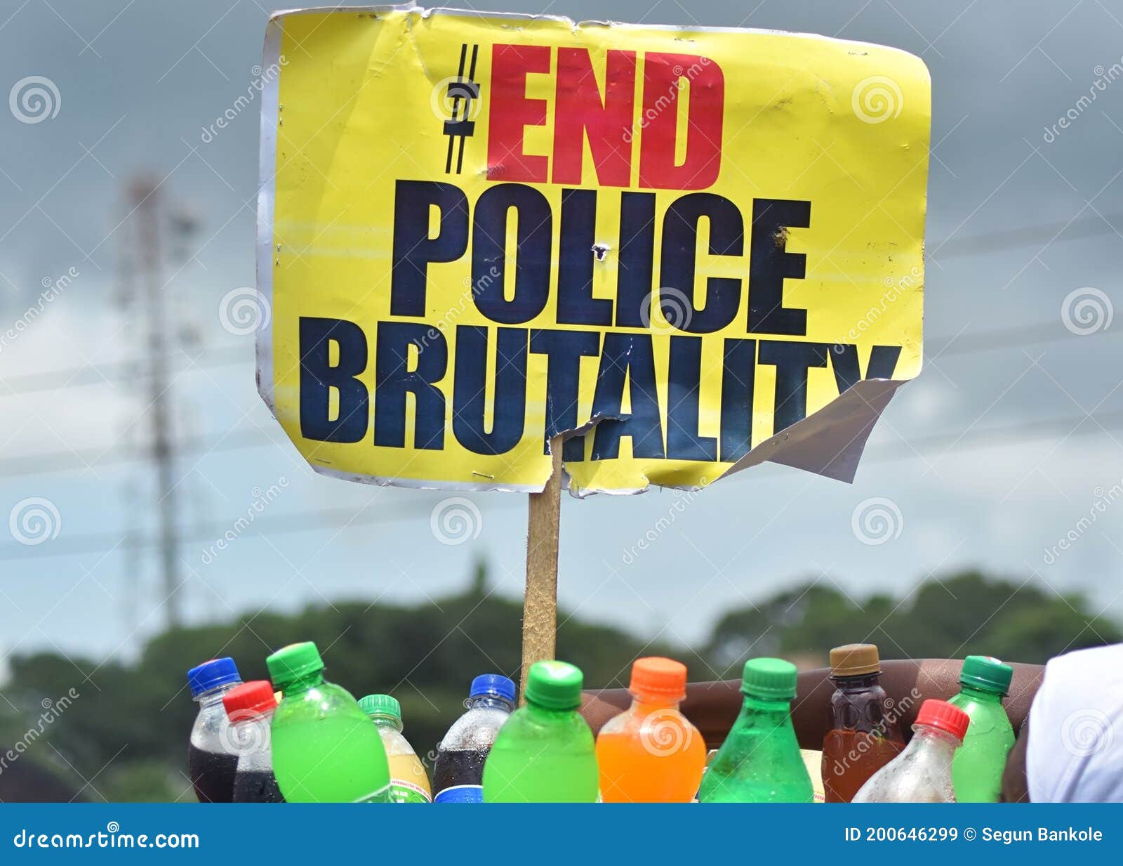 The End SARS Peaceful Protest in Lagos Nigeria Stock Image - Image of ...