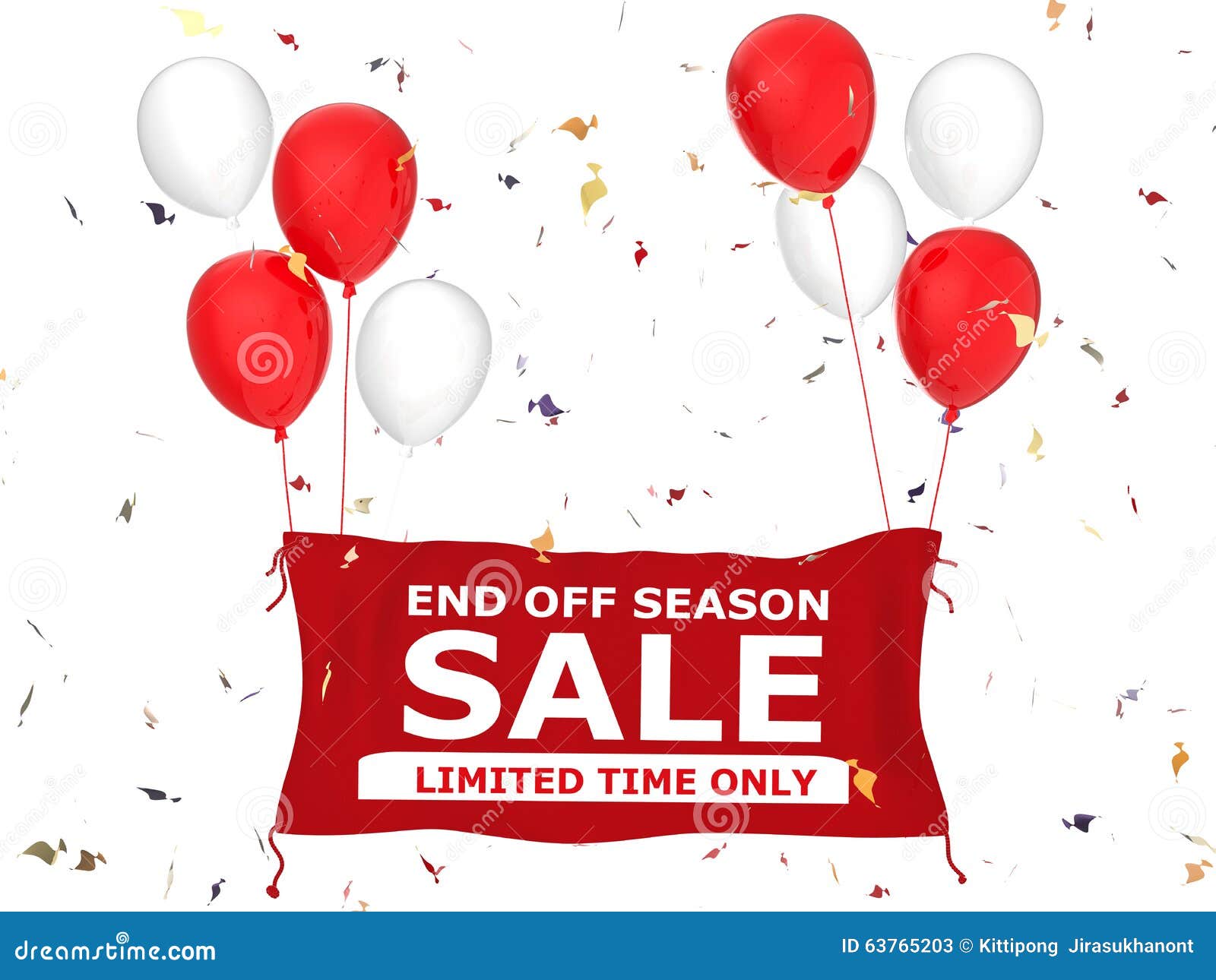 End Of Season Sale Banner Stock Illustration - Image: 63765203