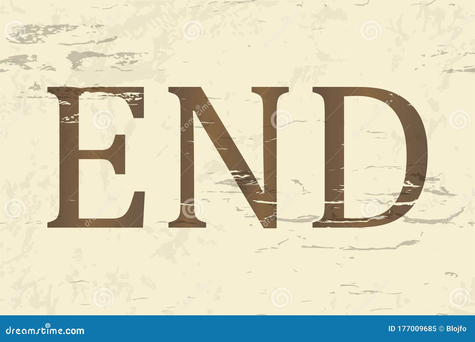 End sign stock vector. Illustration of graphic, background - 177009685