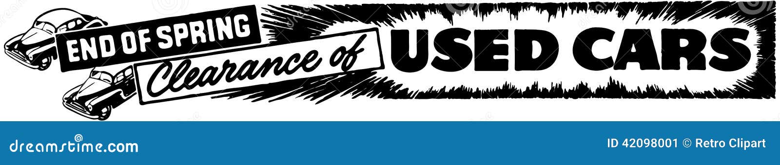 End of Spring Clearance stock vector. Illustration of sales - 42098001