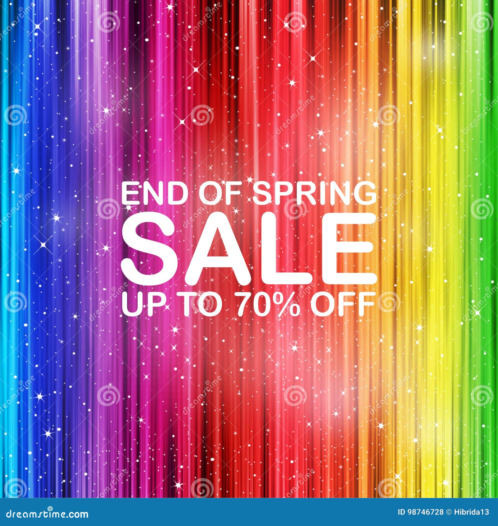 End of spring sale concept stock illustration. Illustration of discount ...