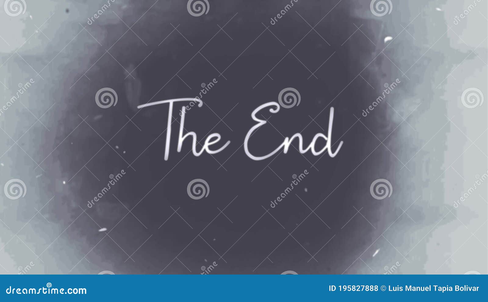 `the End` text projection stock footage. Video of footage - 195827888
