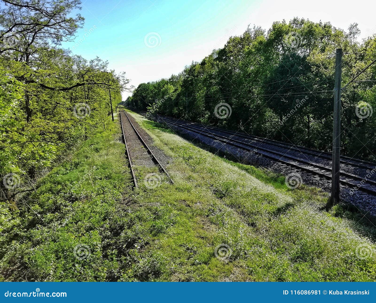 End of the track stock image. Image of track, train - 116086981