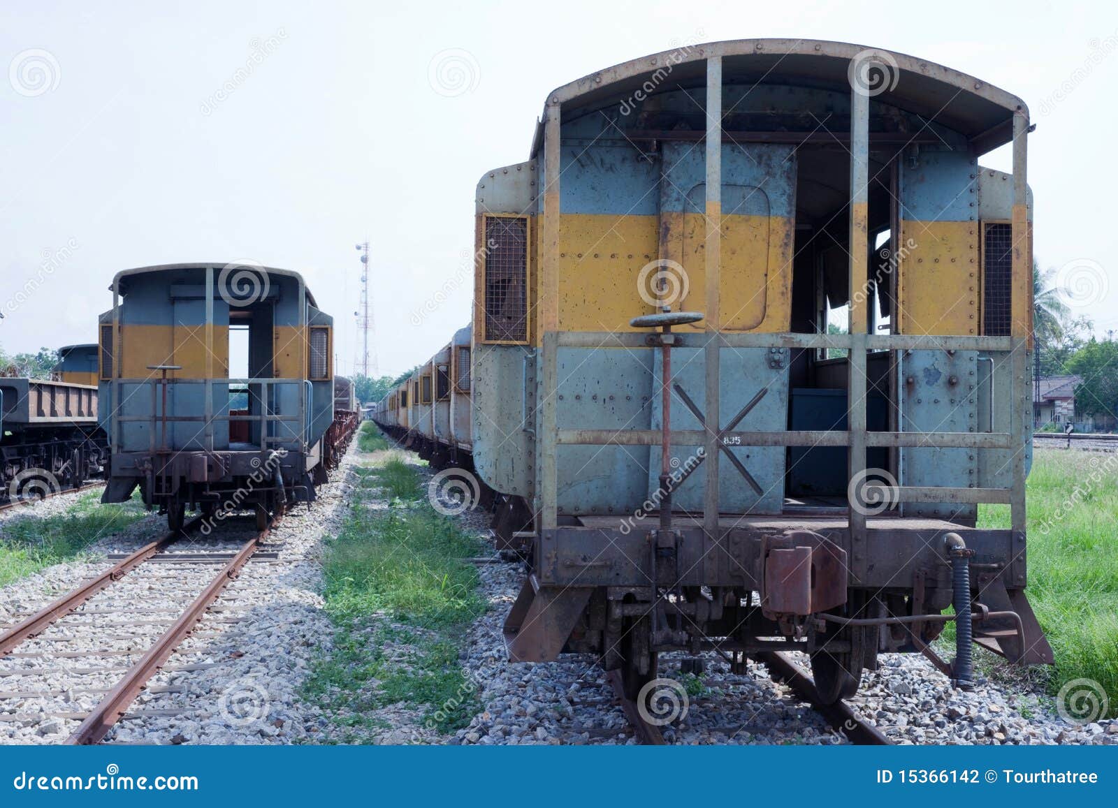 End of the train stock photo. Image of train, sleeper - 15366142