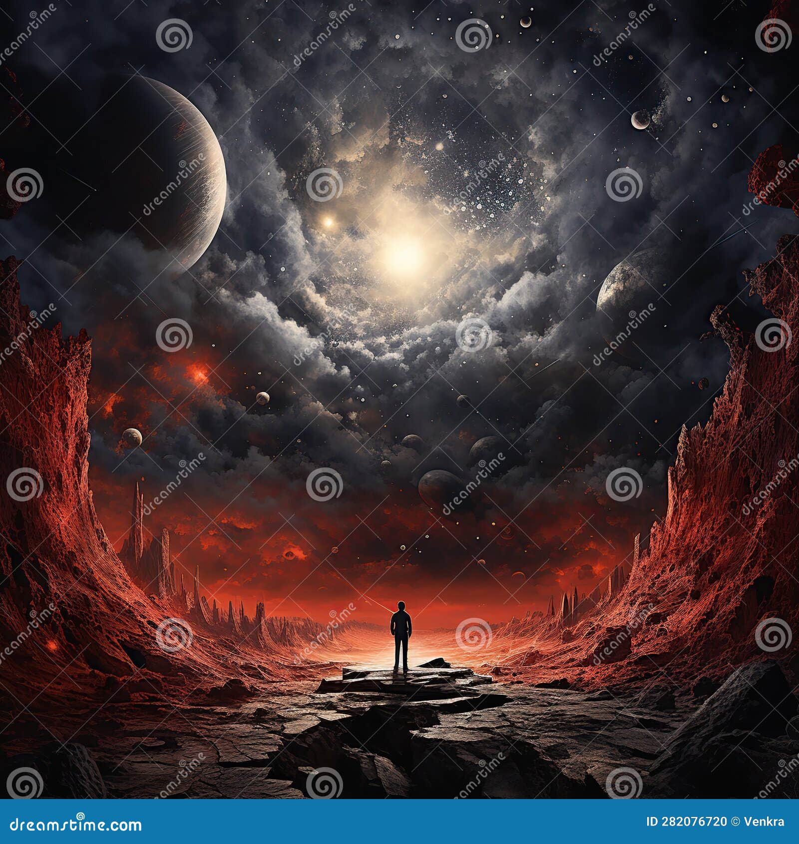 End of the Universe Illustration Stock Illustration - Illustration of ...