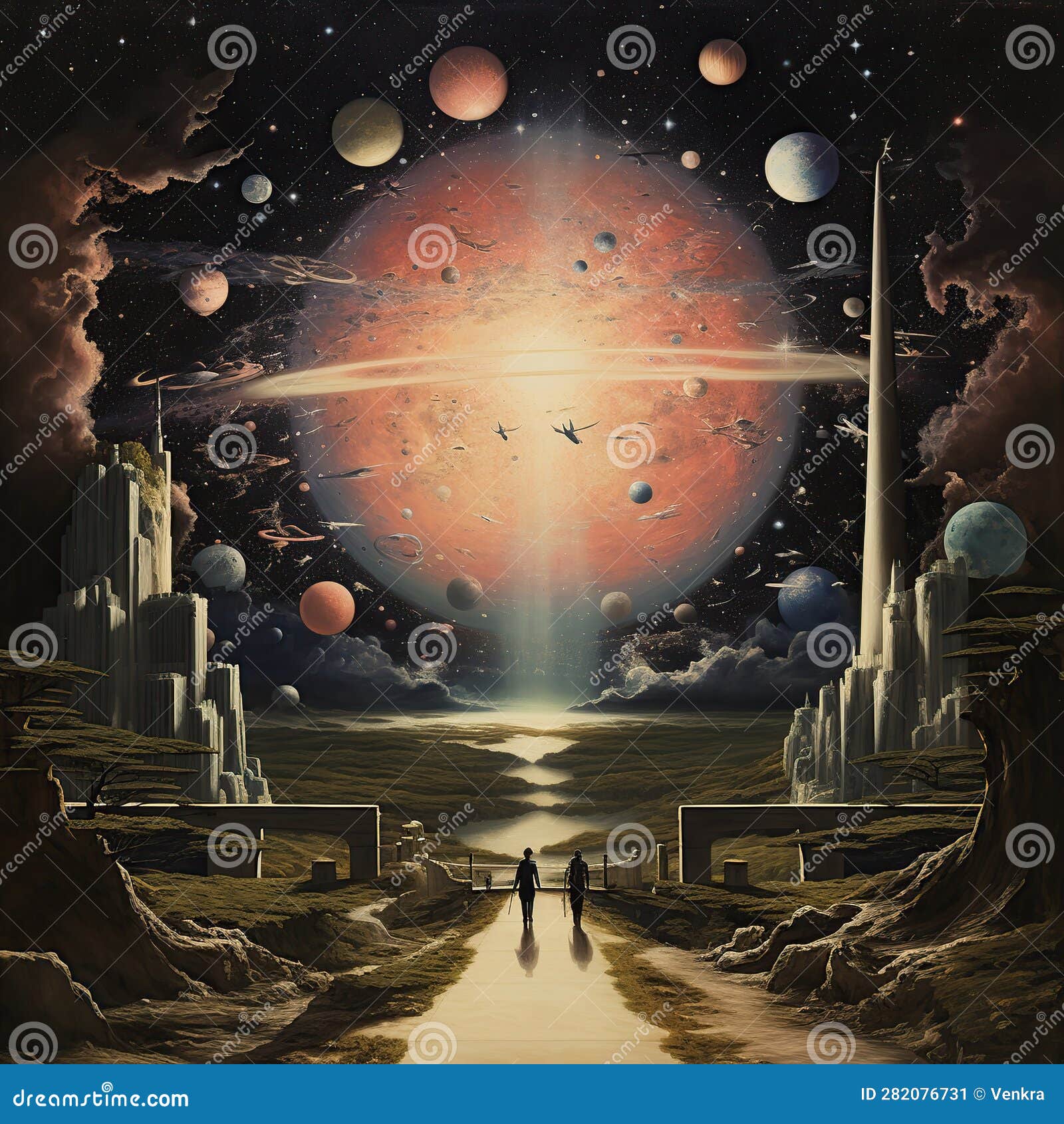 End of the Universe Illustration Stock Illustration - Illustration of ...