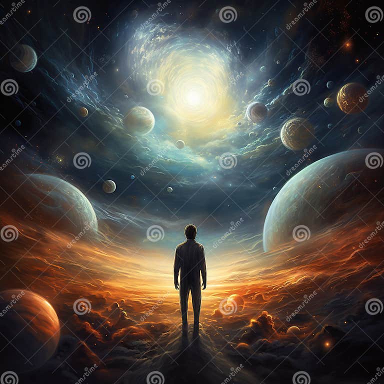 End of the Universe Vector Illustration Stock Illustration ...