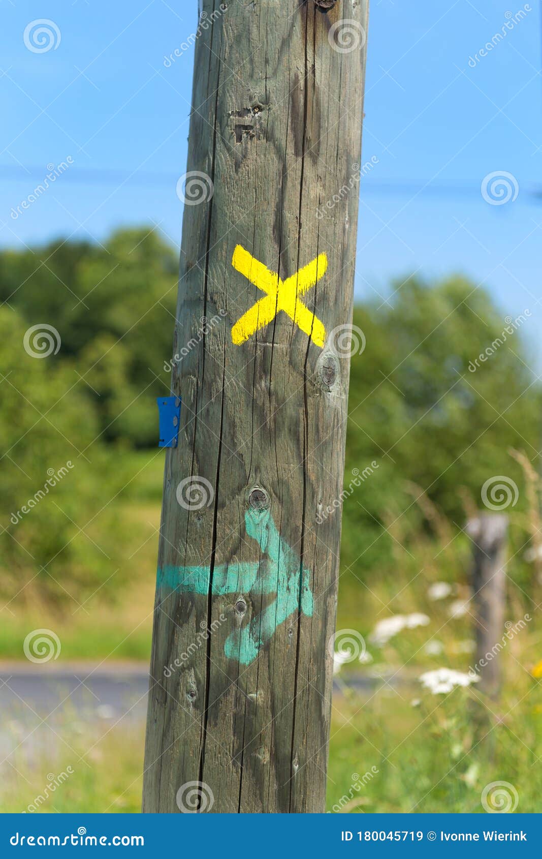 End walking route stock image. Image of cross, wooden - 180045719