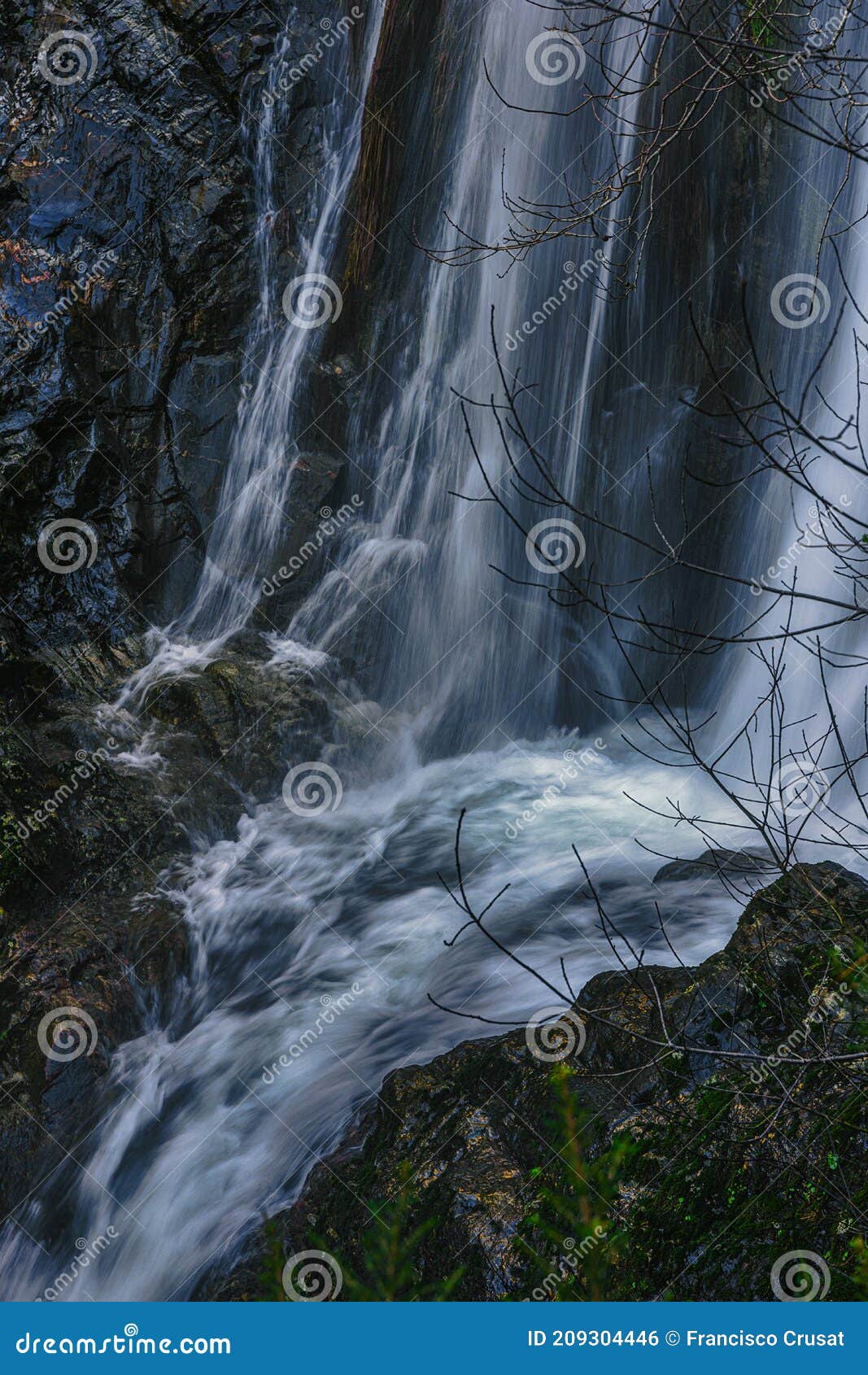 Detail Fo the END of WATERFALL Stock Photo - Image of nature, motion ...