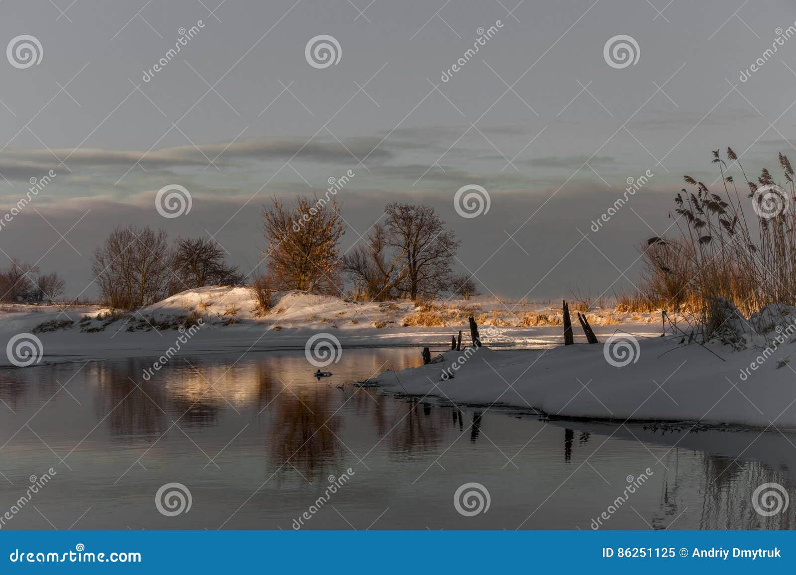 End of Winter and the Beautiful Nature Stock Image - Image of horizon ...